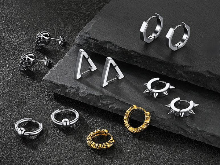 Men's Earring Guide: Choose Your Perfect First Pair Today – FaithHeart ...