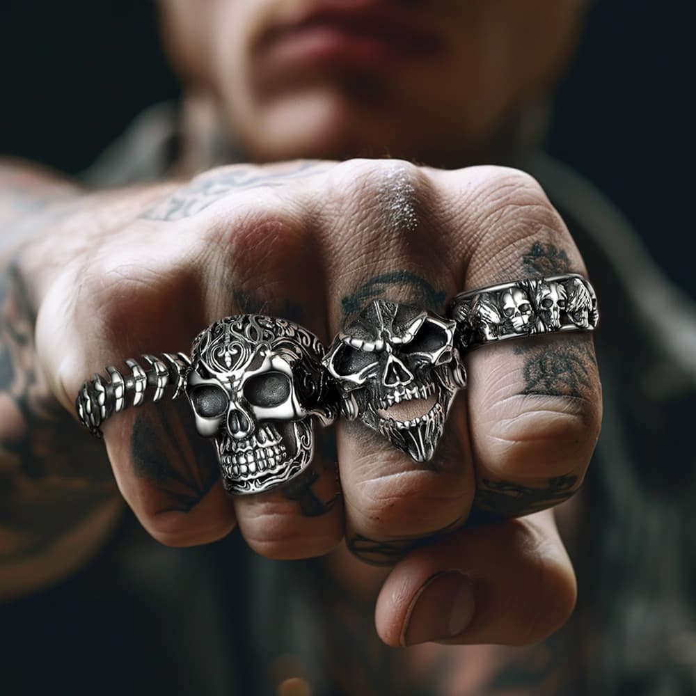 Stylish Rings for Men | Viking, Gothic & Religious Designs – FaithHeart ...