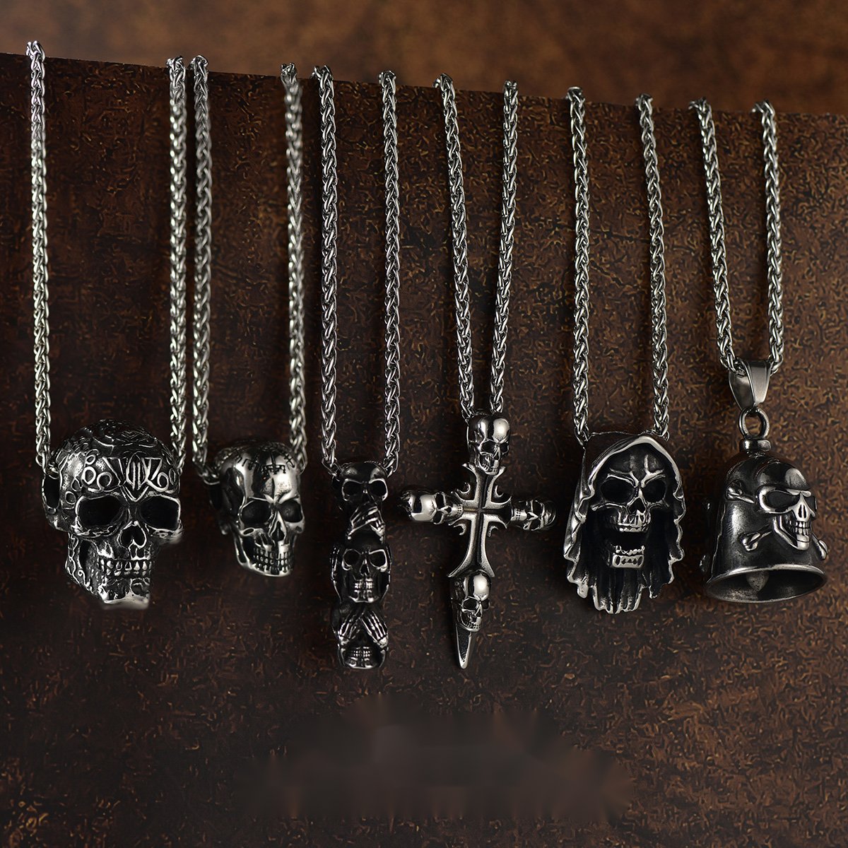 Gothic Skull Pendants | Edgy Statement Jewelry – FaithHeart Jewelry