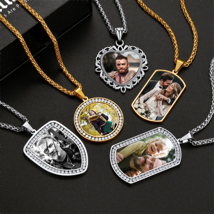 Custom Photo Necklaces | Personalized Memory Pendants – FaithHeart Jewelry
