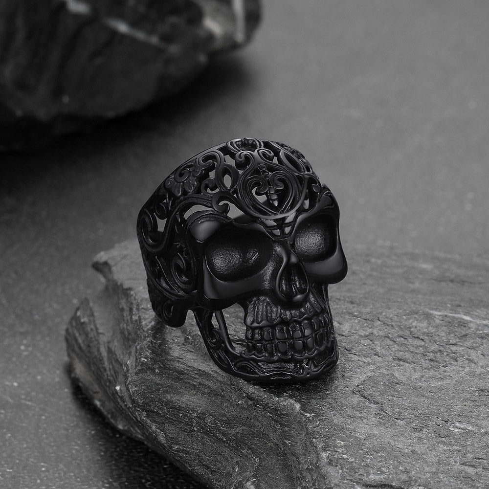 Skull Ring for Men | Gothic Stainless Steel – FaithHeart Jewelry