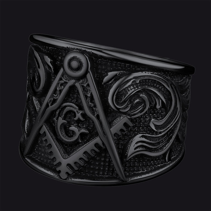 Masonic Rings: Symbolic Freemason Jewelry for Men – FaithHeart Jewelry